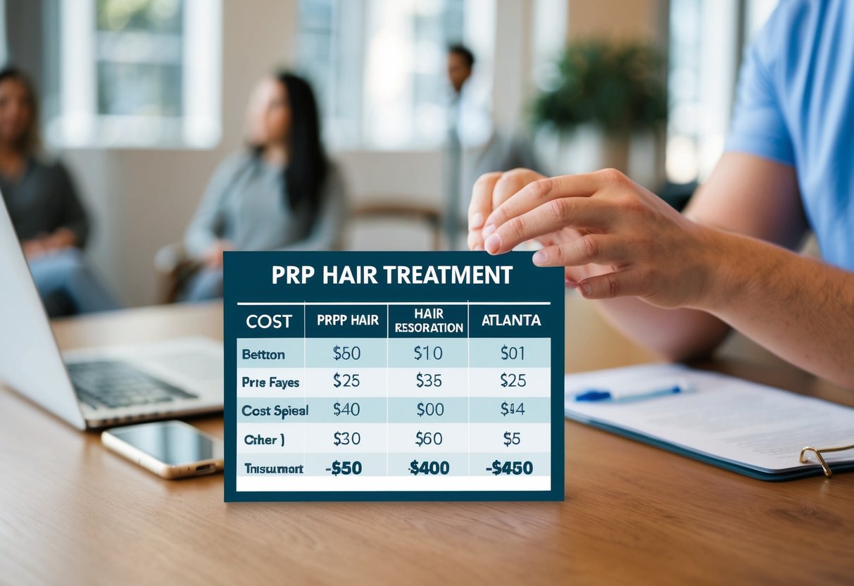 PRP Hair Treatment vs Hair Restoration Methods: Cost Comparison in Atlanta
